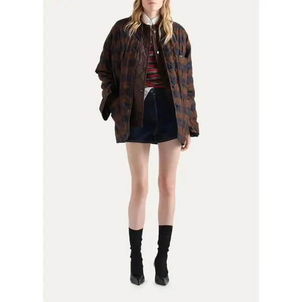Prada Quilted Nylon Jacket - Cocoa