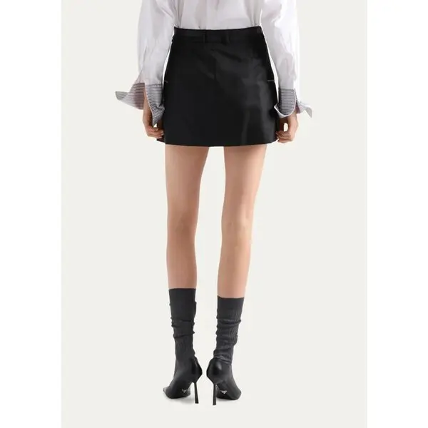 Prada Belted Mini Skirt