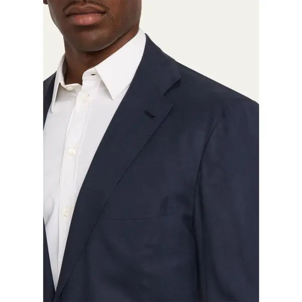 Kiton Washed Cashmere Single-breasted Jacket