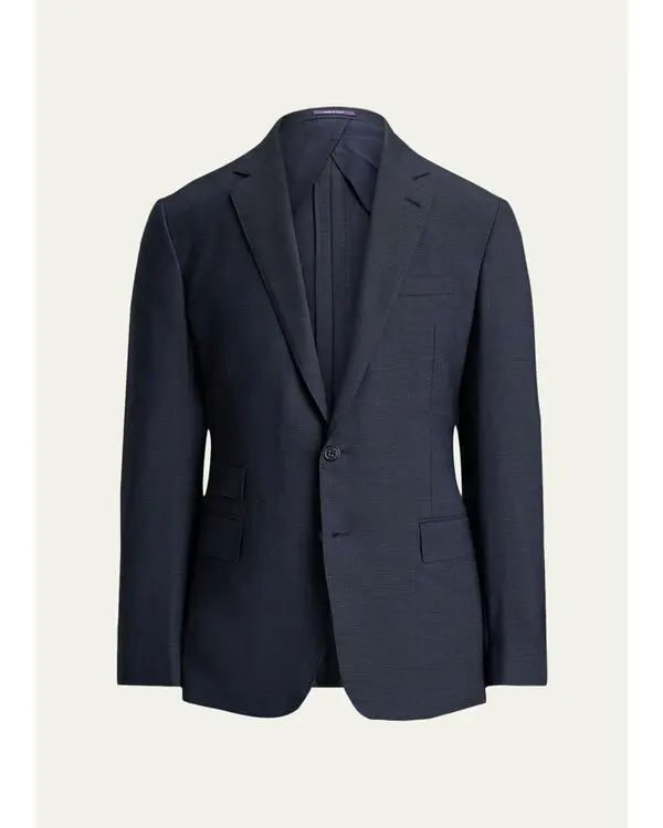Ralph Lauren Purple Label Kent Hand-tailored Glen Plaid Wool Suit