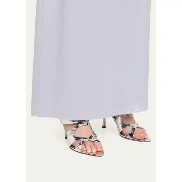 STUART WEITZMAN 85mm Rubie Strappy Leather Sandals