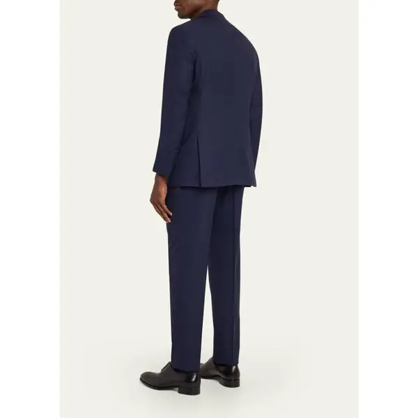Kiton Mini-check Wool Modern Fit Two-piece Suit