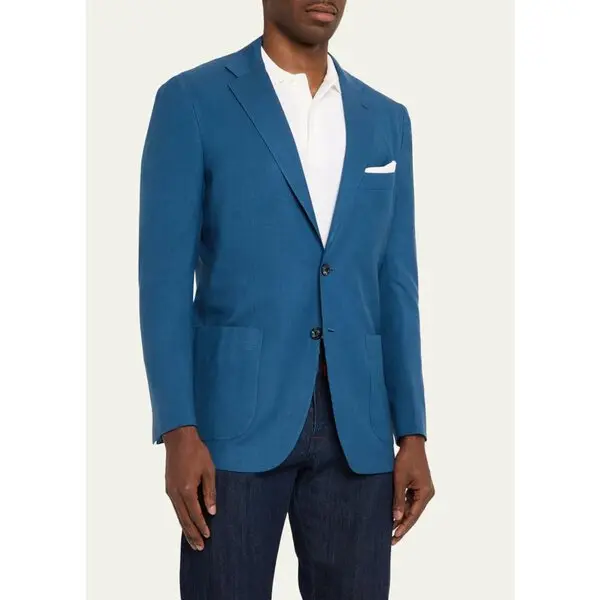 Kiton Washed Cashmere Single-breasted Sport Coat