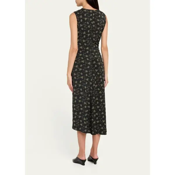 Veronica Beard Theodora Sleeveless Midi Dress