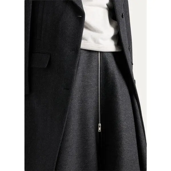 Prada Notch Lapel Wool Coat
