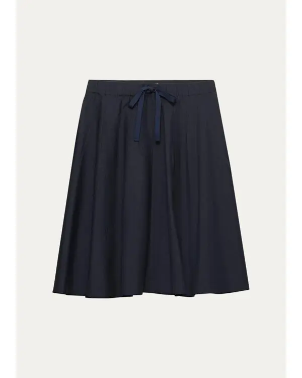 Prada Wool-mohair Knee-length Skirt