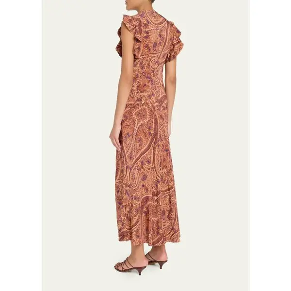 Ulla Johnson Ameline Sleeveless Silk Maxi Dress