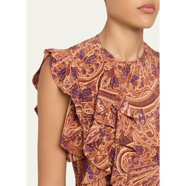 Ulla Johnson Ameline Sleeveless Silk Maxi Dress