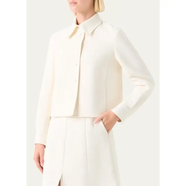 Akris Talitha Cotton-silk Shirt Jacket