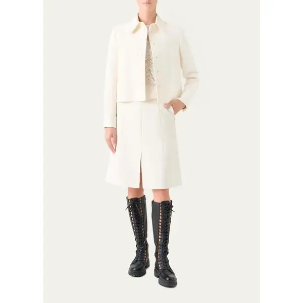 Akris Talitha Cotton-silk Shirt Jacket