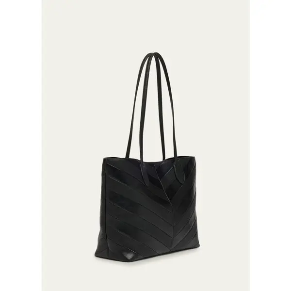 Valentino Garavani Panthea Medium Chevron Leather Tote Bag