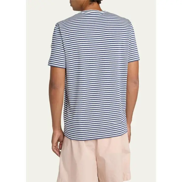 Moncler Palm Logo Striped Short-sleeve T-shirt
