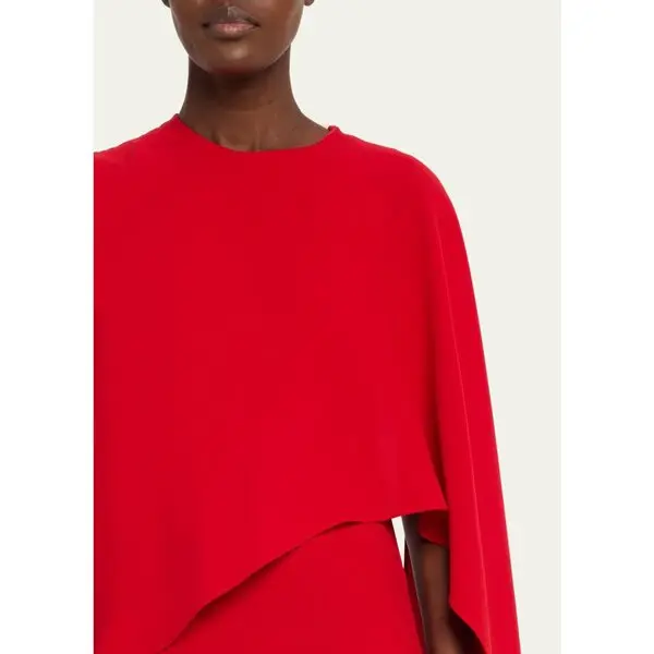 HEIRLOME Cletine Sleeveless Asymmetric Drape Maxi Dress