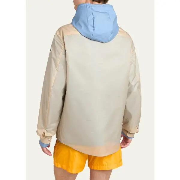 Moncler Nylon Snap-front Shirt Jacket