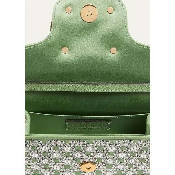 Valentino Garavani Locò Small Embroidered Shoulder Bag