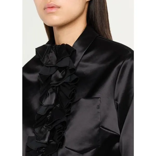 Marc Jacobs Ruffled Satin Knee-length Dress