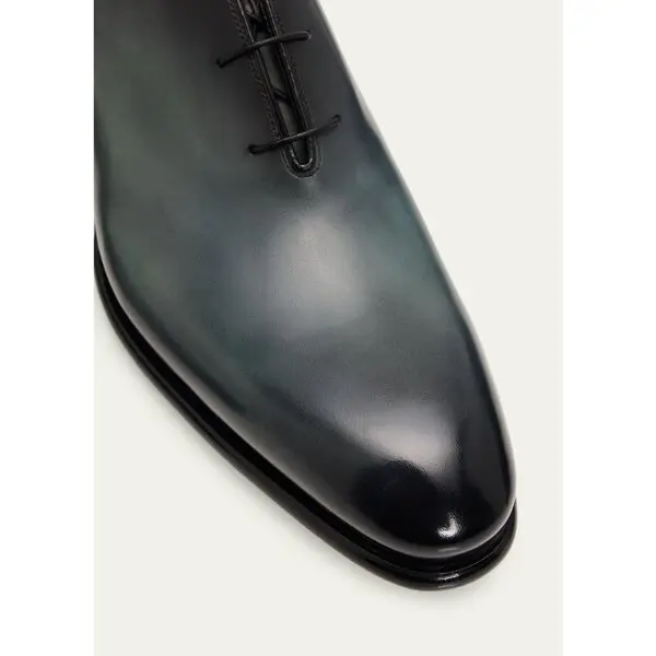 Santoni Velutra Leather Oxfords
