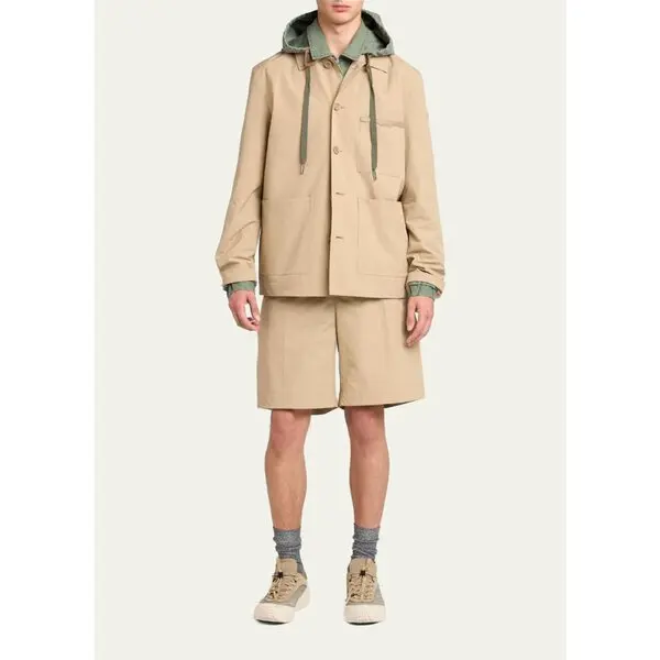 Moncler Cotton Full-zip Hooded Jacket