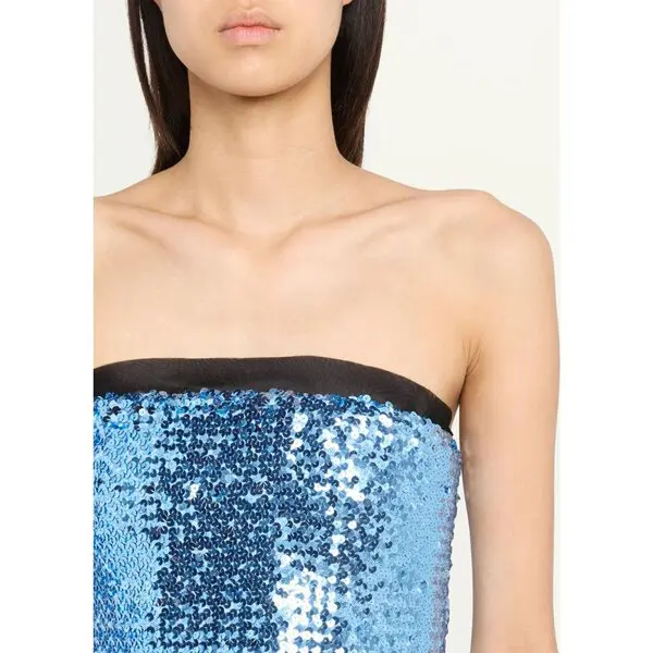 Marc Jacobs Sequined Strapless Top