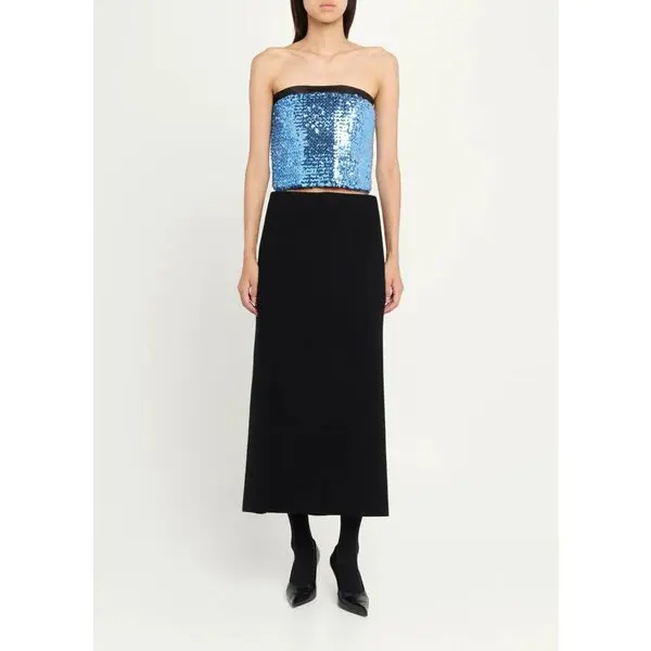 Marc Jacobs Sequined Strapless Top