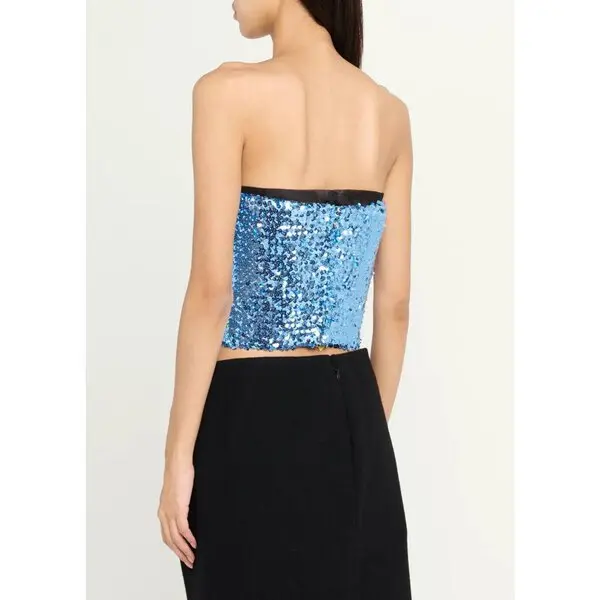 Marc Jacobs Sequined Strapless Top
