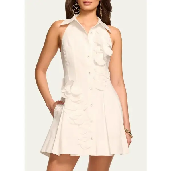 Ramy Brook Donna Floral Mini Shirtdress