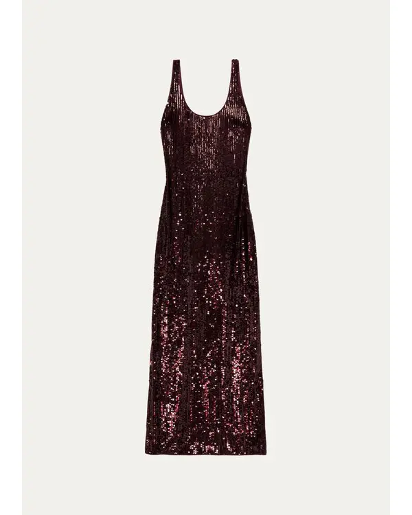 Simkhai Bex Sequined Tank Maxi Dress