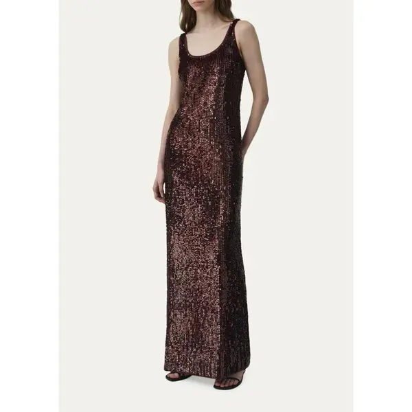 Simkhai Bex Sequined Tank Maxi Dress