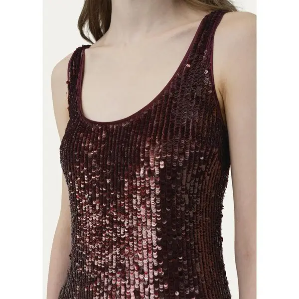 Simkhai Bex Sequined Tank Maxi Dress