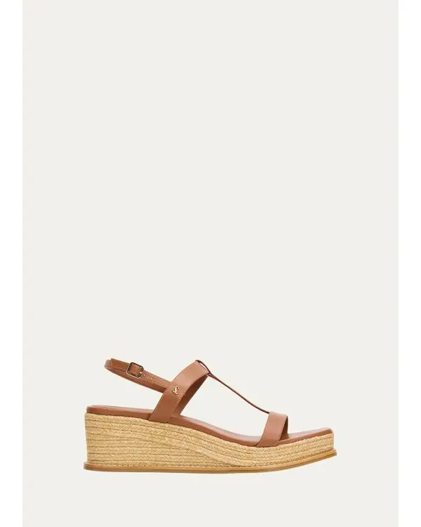 JIMMY CHOO Theia 60mm Espadrille Wedge Sandals