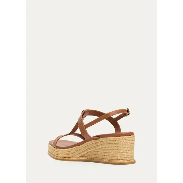 JIMMY CHOO Theia 60mm Espadrille Wedge Sandals