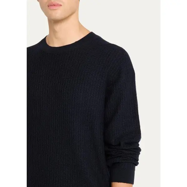 FRAME Textured Wool Crewneck Sweater