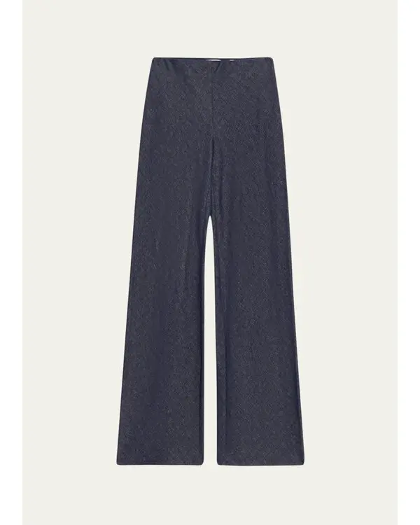 Vince Colette High-rise Chambray Bias Pants
