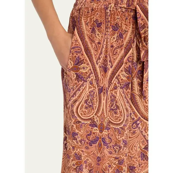 Ulla Johnson Sawyer High-waist Wide-leg Silk Pants