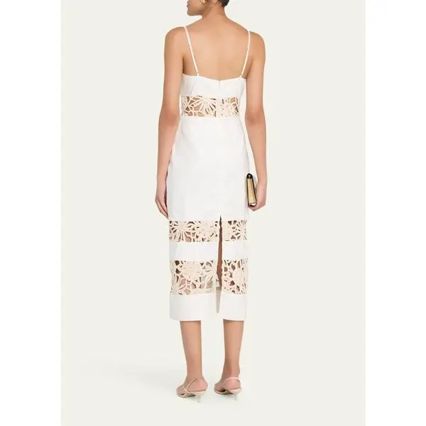 Ramy Brook Aaliyah Floral Cutout Midi Dress