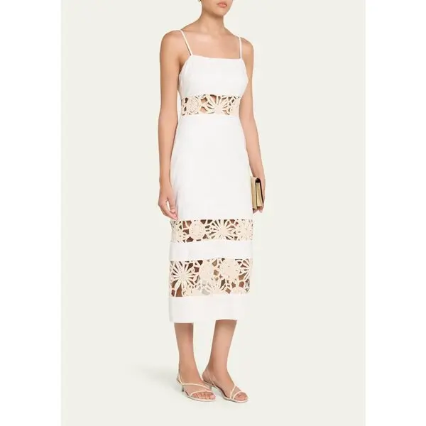 Ramy Brook Aaliyah Floral Cutout Midi Dress