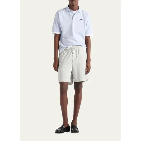 Prada Double-layer Polo Shirt