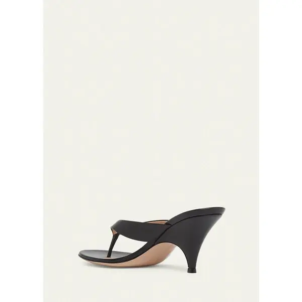 GIANVITO ROSSI 70mm Sofia Leather Thong Sandals