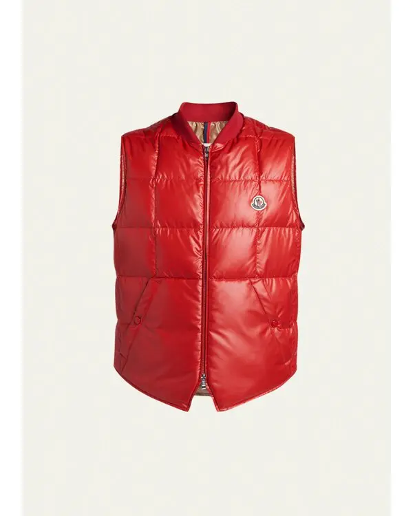 Moncler Matte Polyester Quilted Vest