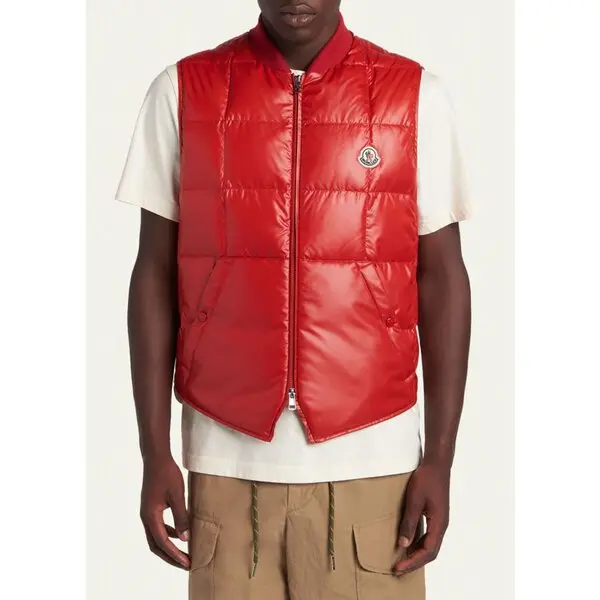 Moncler Matte Polyester Quilted Vest