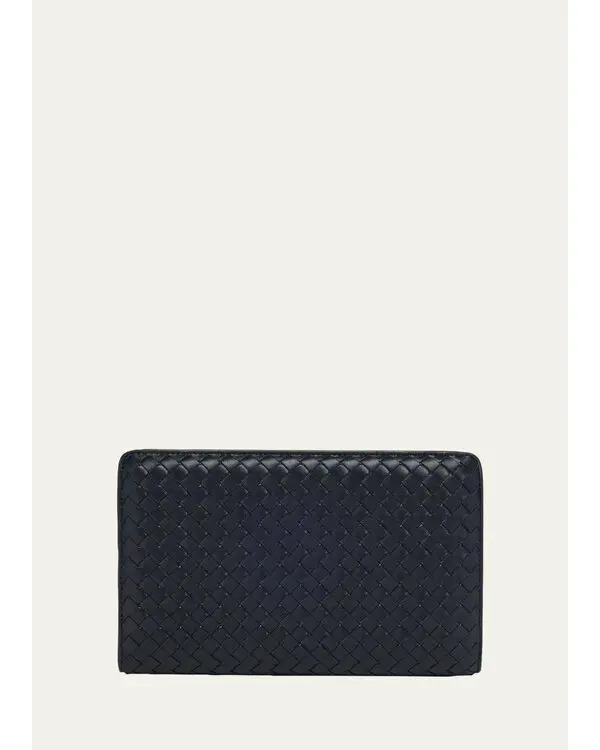 Bottega Veneta Agenda Leather Clutch Bag