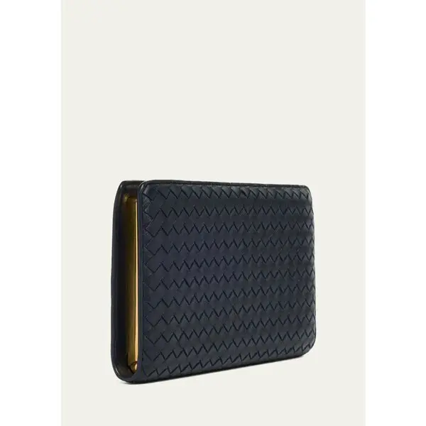 Bottega Veneta Agenda Leather Clutch Bag