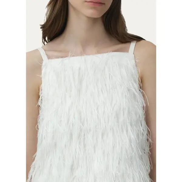 Simkhai Kalla Feather Mini Dress