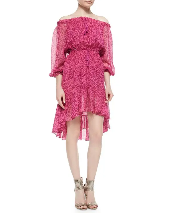 Simkhai Kalla Feather Mini Dress