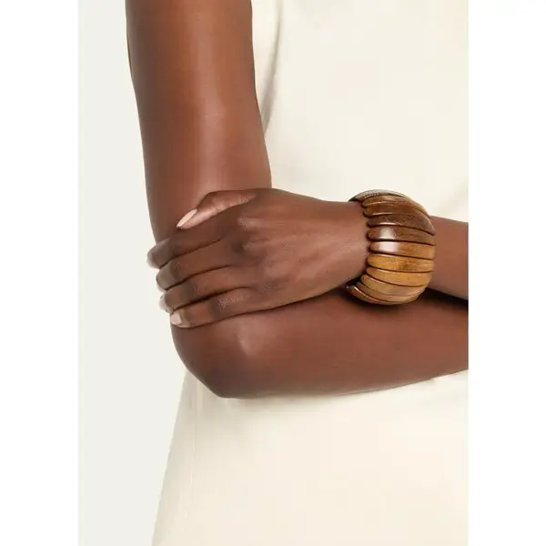 BEN-AMUN Stretch Wooden Bracelet