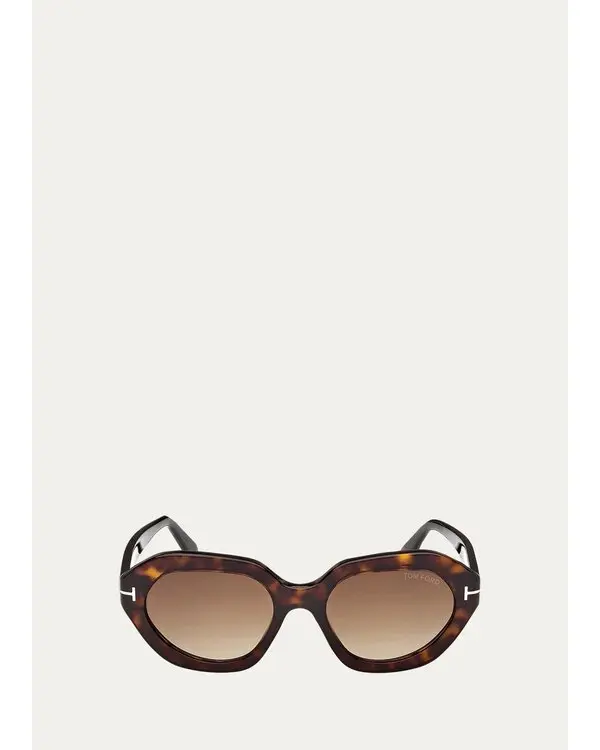 TOM FORD Meryl 53mm Oval Sunglasses