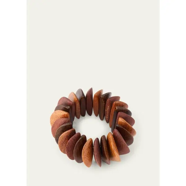 BEN-AMUN Stretch Two-tone Wooden Bracelet