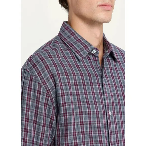 Massimo Alba Plaid Cotton Button-front Shirt