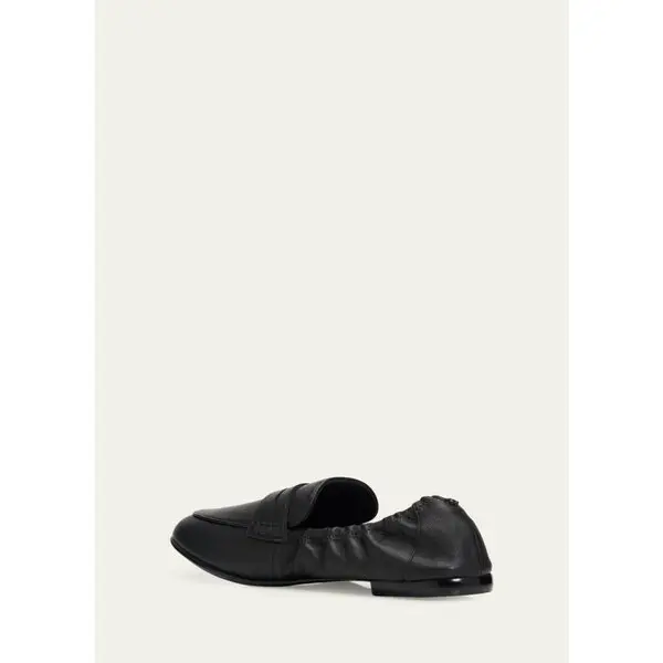 Simkhai Danna Leather Scrunched Loafers