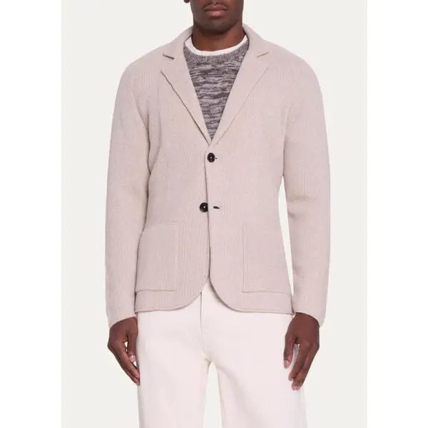 Massimo Alba Melange Brushed Cashmere Crewneck Sweater
